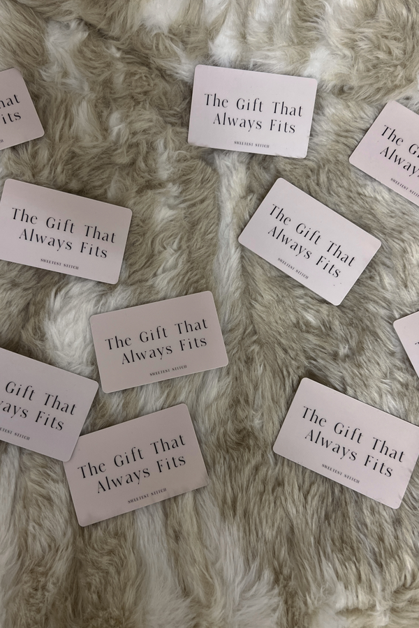 Gift Card | Electronic Gift Card | E-Gift Card | Sweetest Stitch